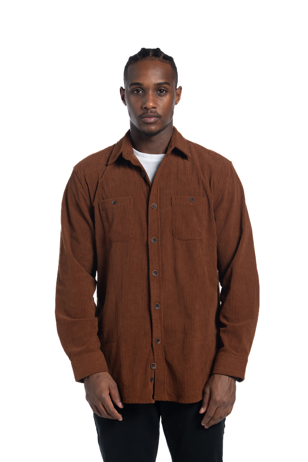 Kelowna Corduroy Overshirt in Ginger – Rue Saint-Patrick